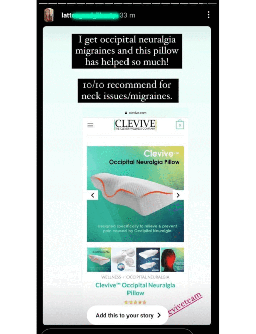 Clevive™ Occipital Neuralgia Pillow – Clevive